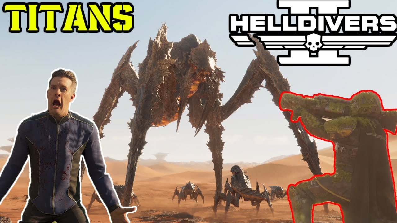 HELLDIVERS 2 - TITAN FIGHTERS THIS GOT INSANE (Hard Difficulty) - YouTube