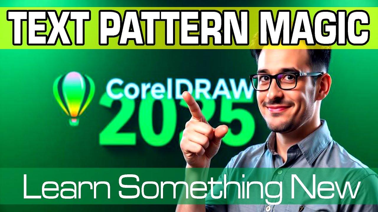 How to Create Text Pattern Designs in CorelDRAW 2025 | Learn Something ...