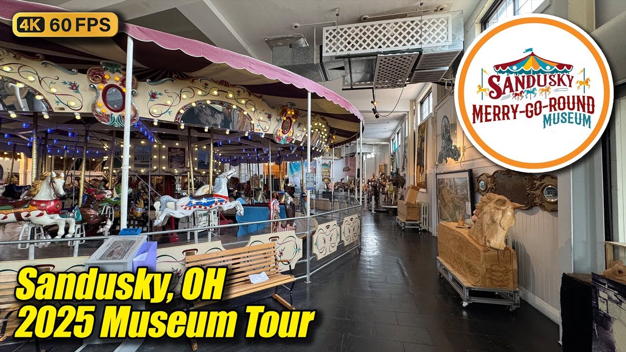 Merry-Go-Round Museum tour (Sandusky OH), new April 2025 full 4K ...