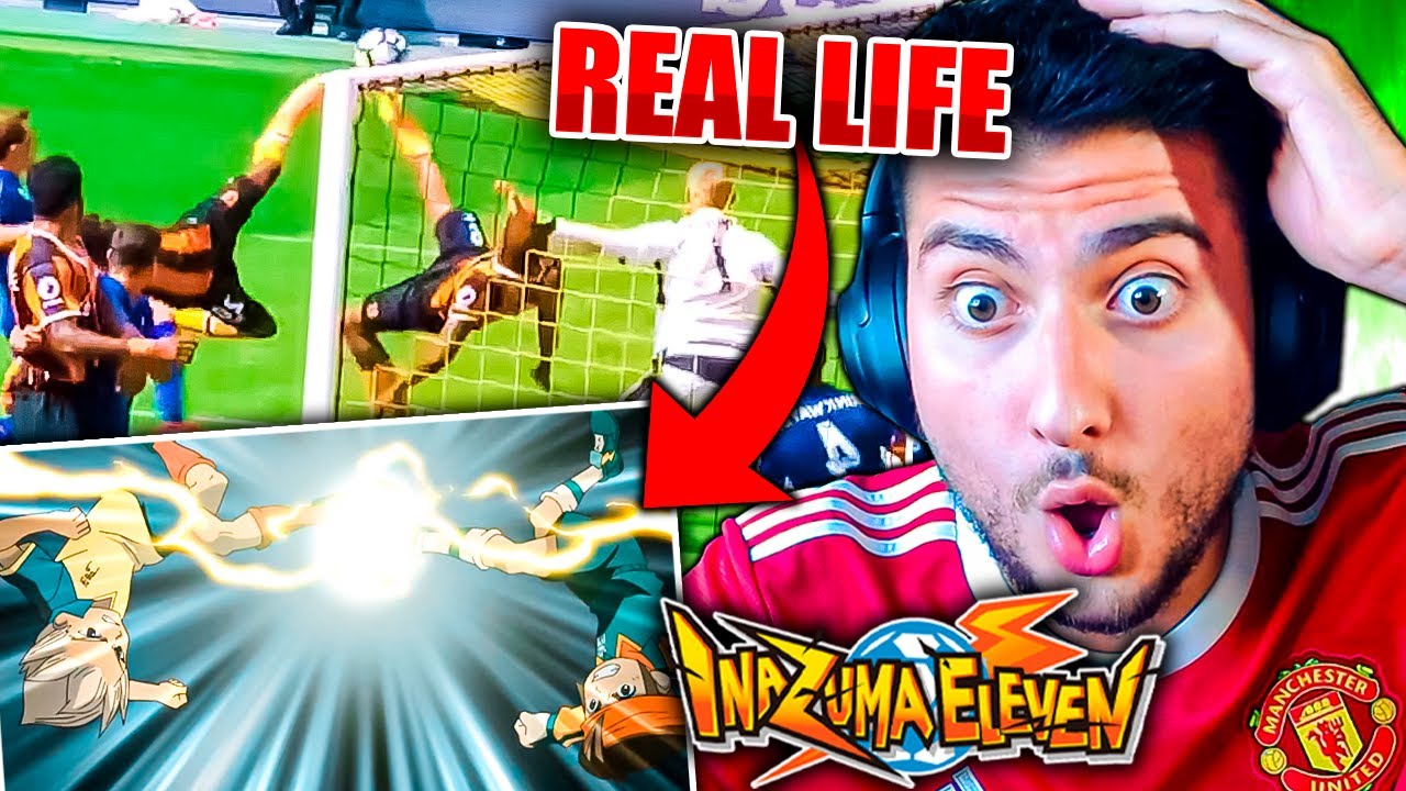 REACCIONANDO a INAZUMA ELEVEN VS REAL LIFE - YouTube