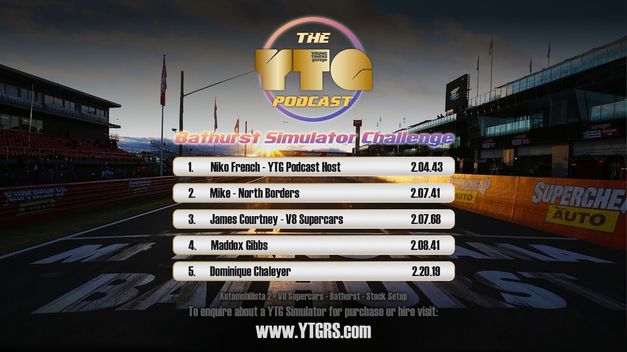 The YTG Racing Simulator Challenge - Maddox Gibbs - YouTube