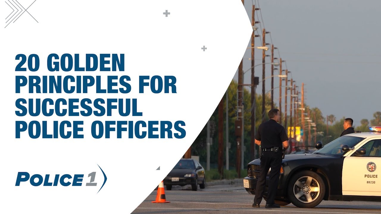 20 golden principles for successful police officers - YouTube