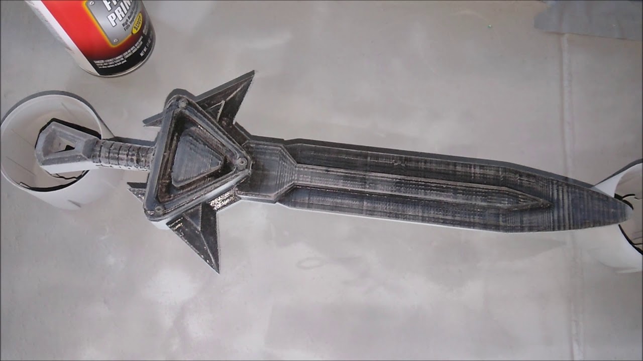 Model #33 - Arcade Rivens powered sword (LoL) 3d printed on our prusa ...
