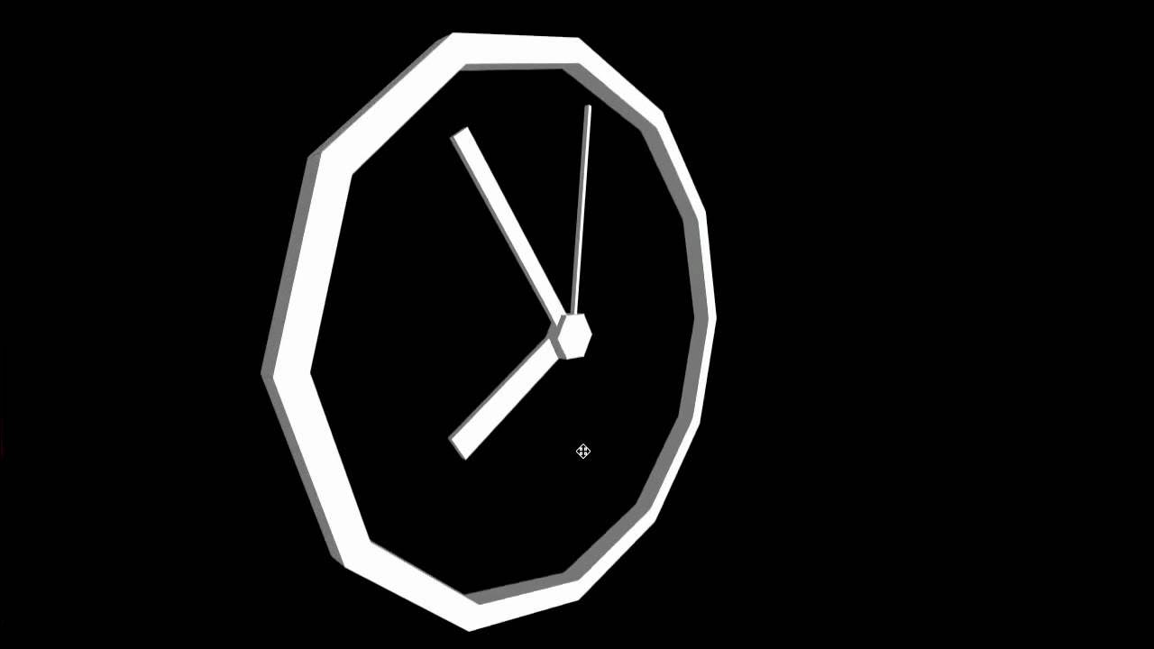 CSS3 3D Clock - YouTube