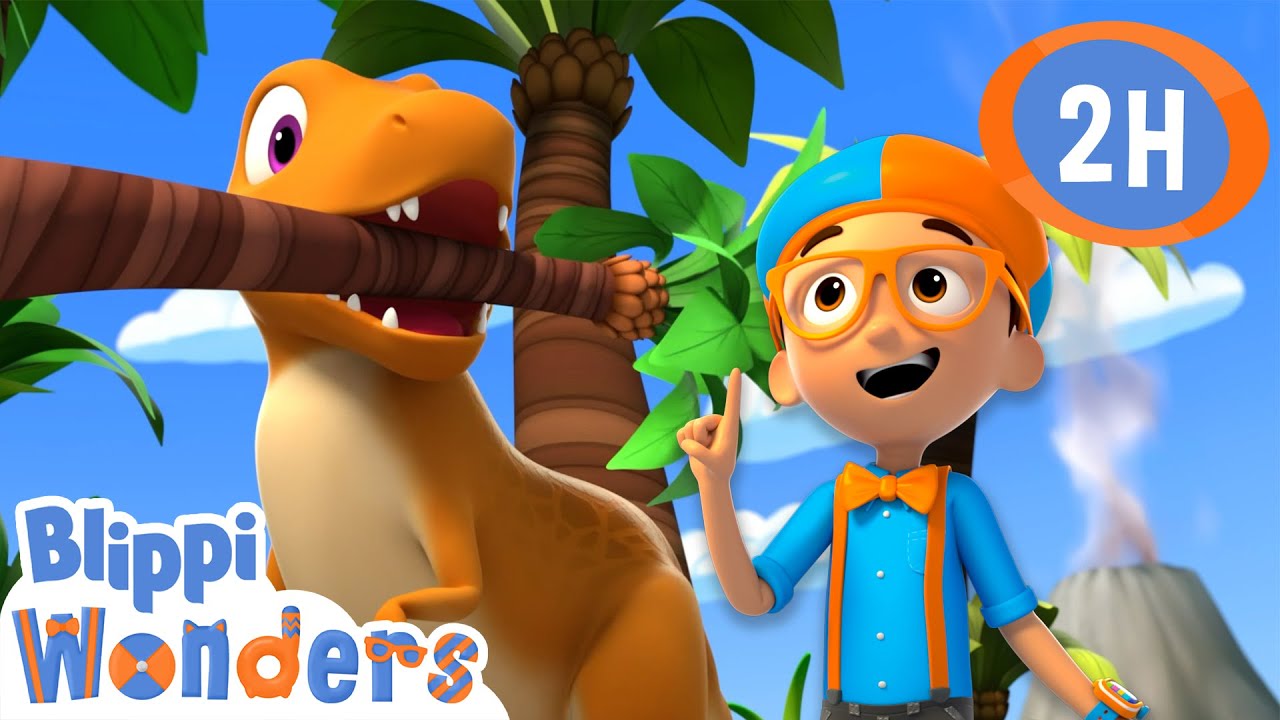 Pet T-Rex | Blippi Wonders | Moonbug Kids - Play and Learn - YouTube