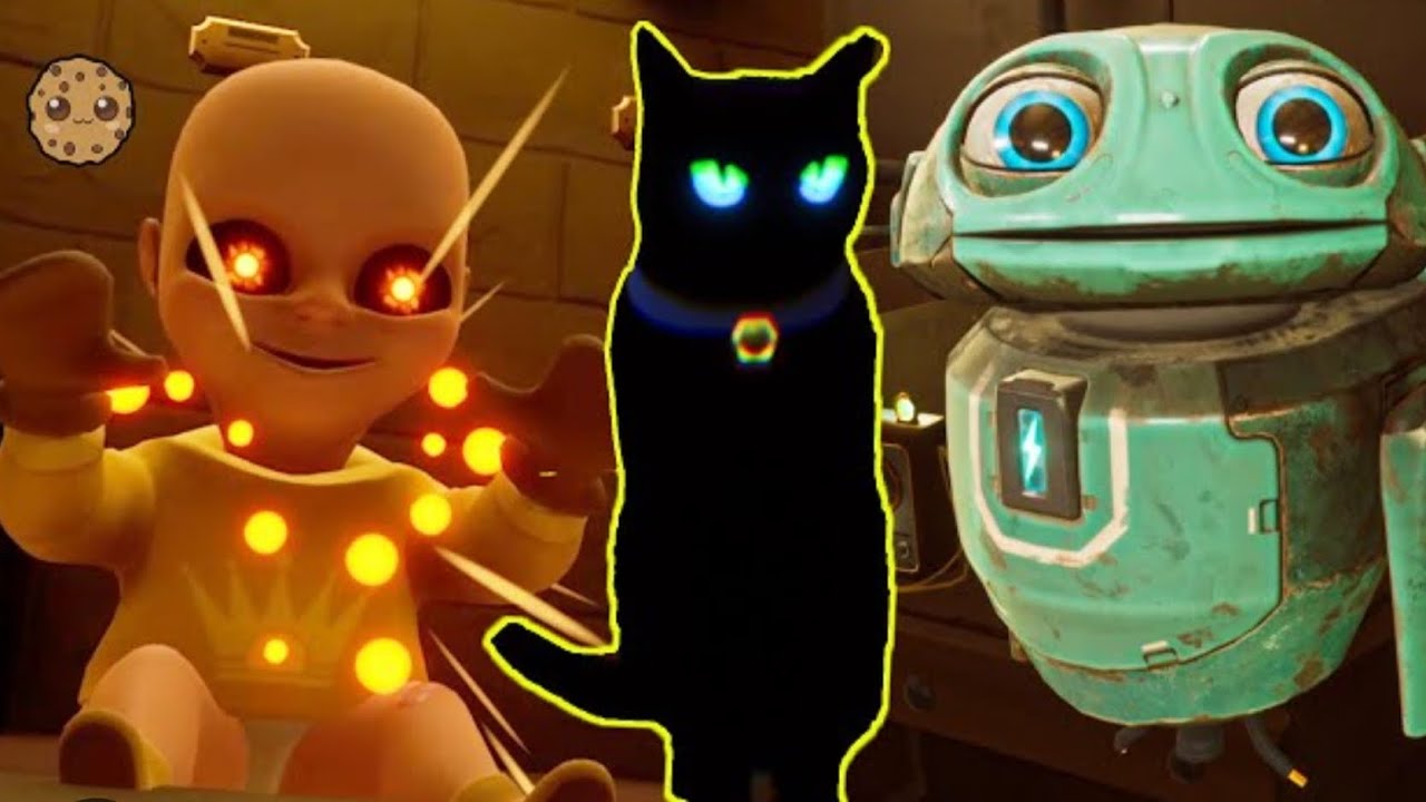 THE BABY İN YELLOW DEVAM BÖLÜM #4 !🤕🤕ROBOT NEWT VE KEDİ.🙀🙀 - YouTube