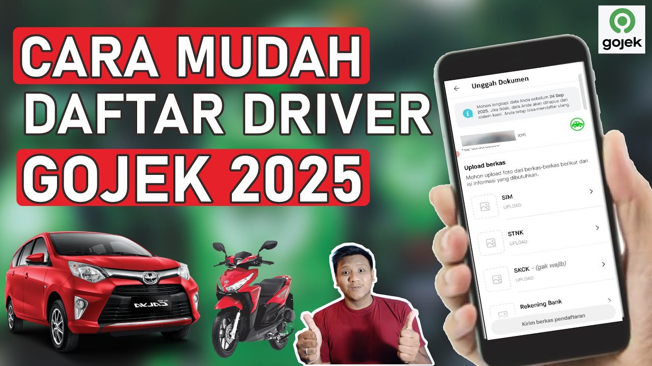 Terbaru & Terlengkap | Cara Daftar Driver Gojek Online 2025 - YouTube