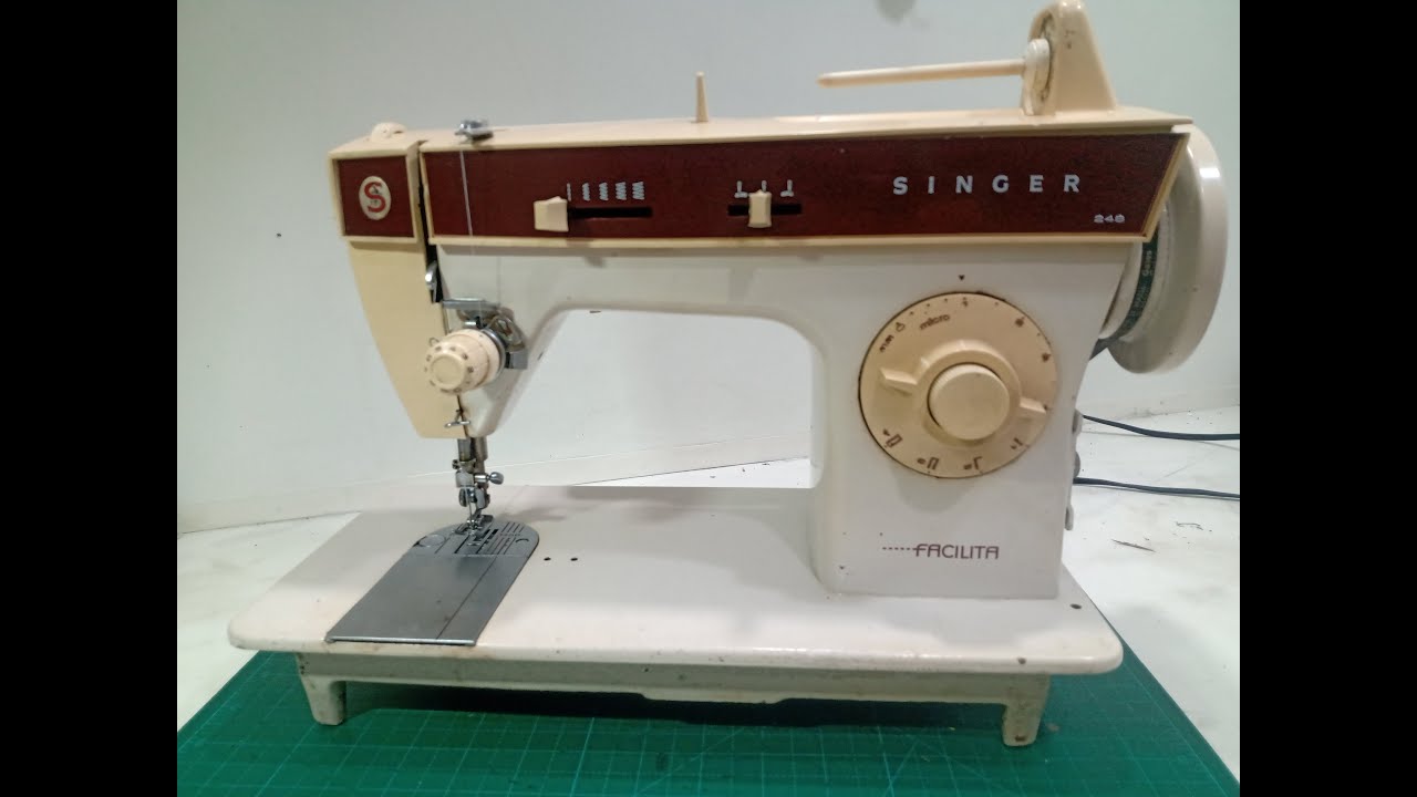 maquina singer 248 facilita trocar engrenagem ( quebra agulha , nao ...