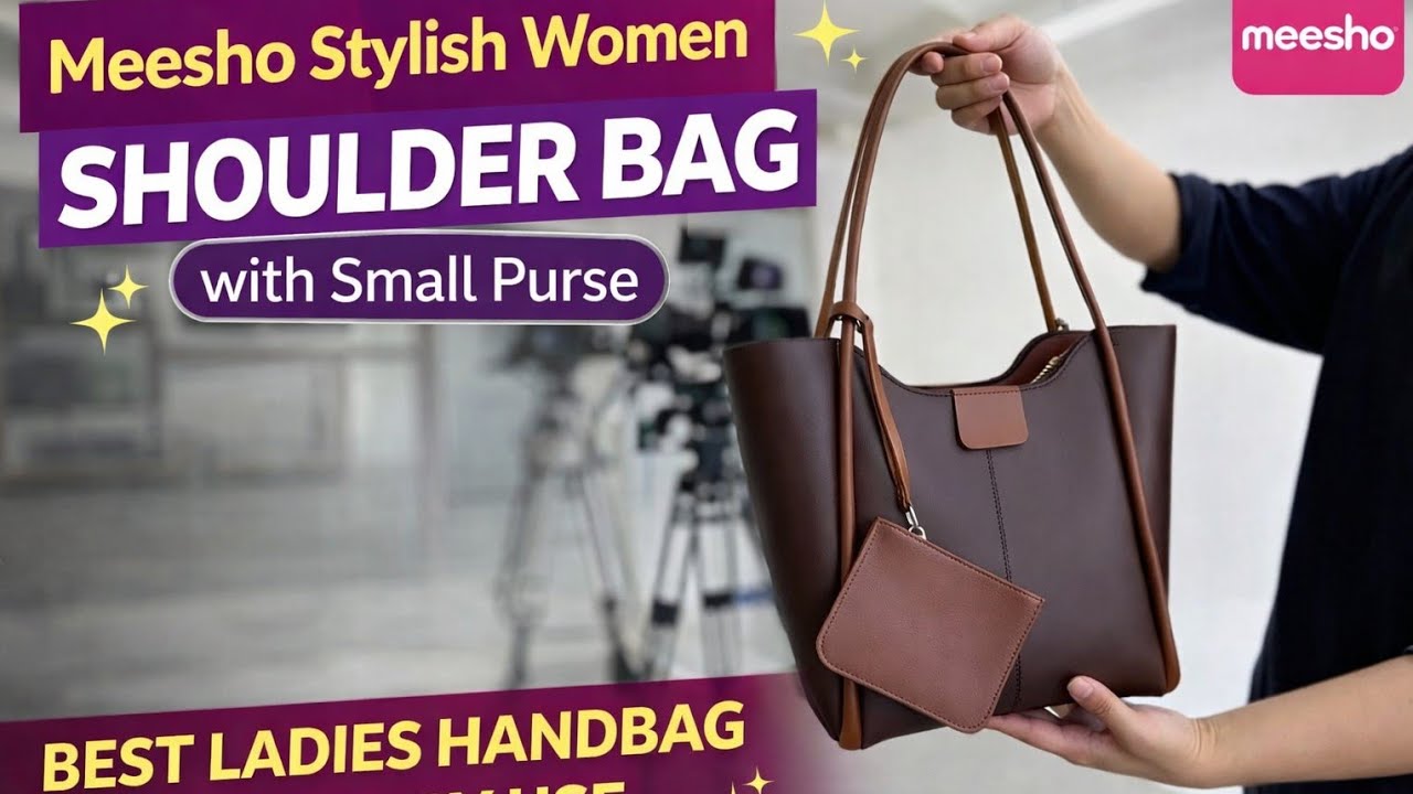 Meesho Stylish Women Shoulder Bag with Small Purse | Best Ladies ...