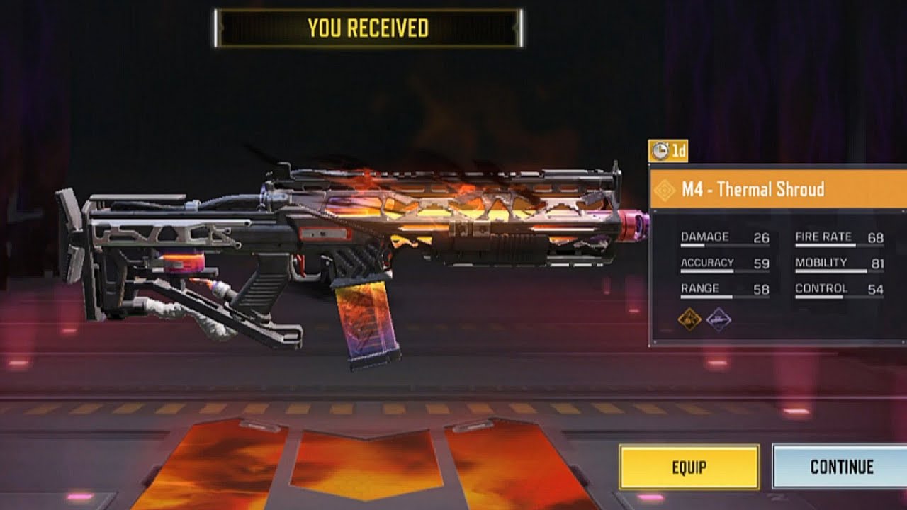 FREE LEGENDARY M4 - THERMAL SHROUD IN CODM SEASON 10 2023 | CODM 4TH ...