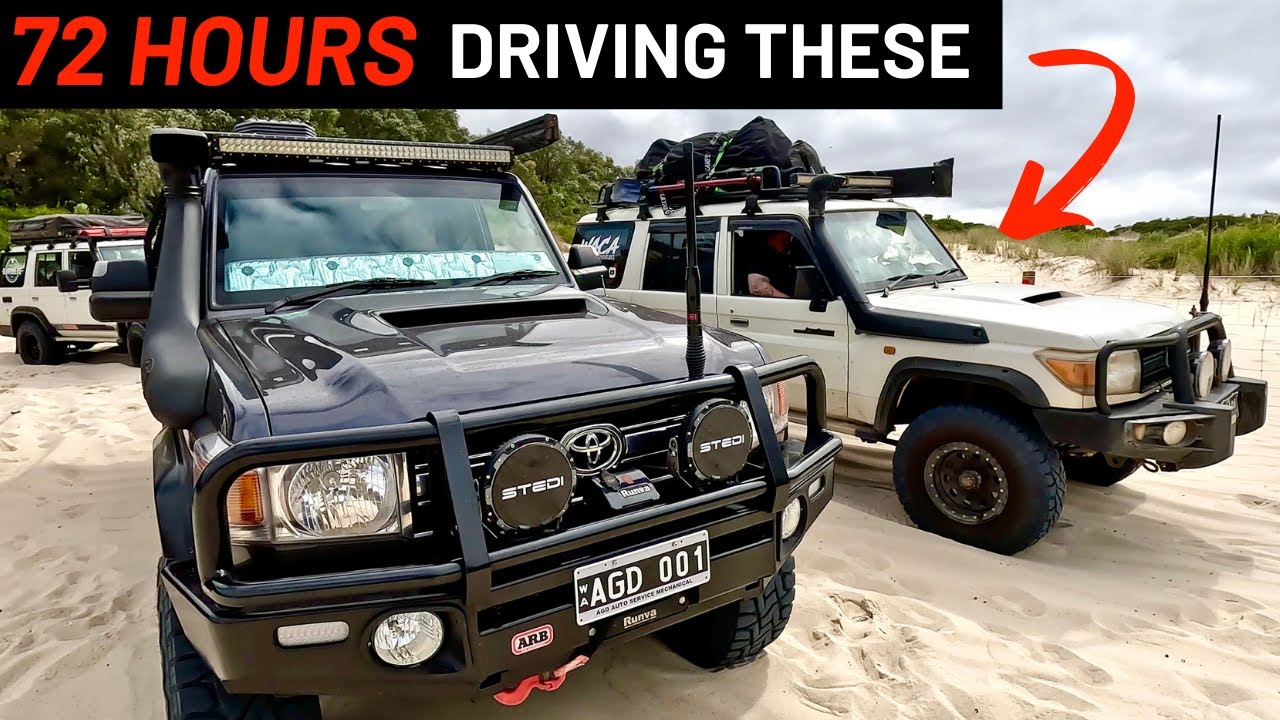 72hours 4X4ING & CAMPING in a 70 Series Land Cruiser || 😬 Have I made a ...