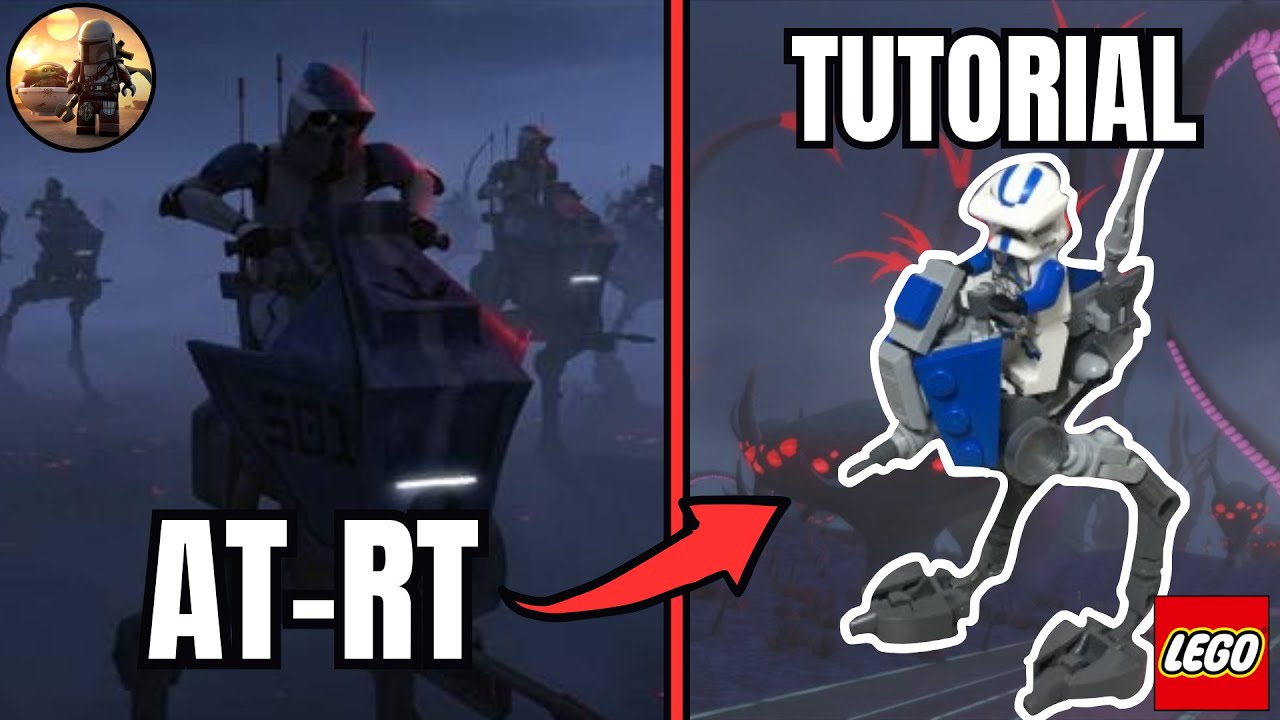 COMO CONSTRUIR un AT-RT con LEGO - TUTORIAL de LEGO STAR WARS - YouTube