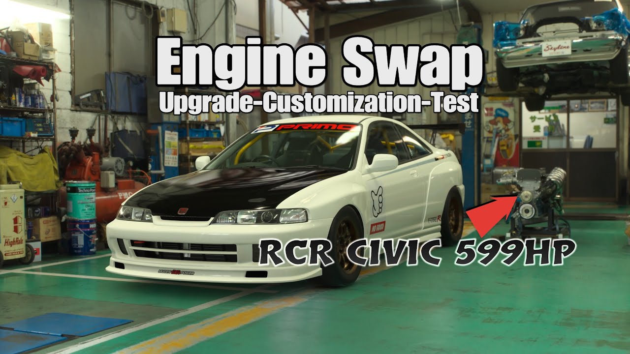 Revving Up: Garage RCR Transforms Honda Civic Engine Into Honda Integra ...
