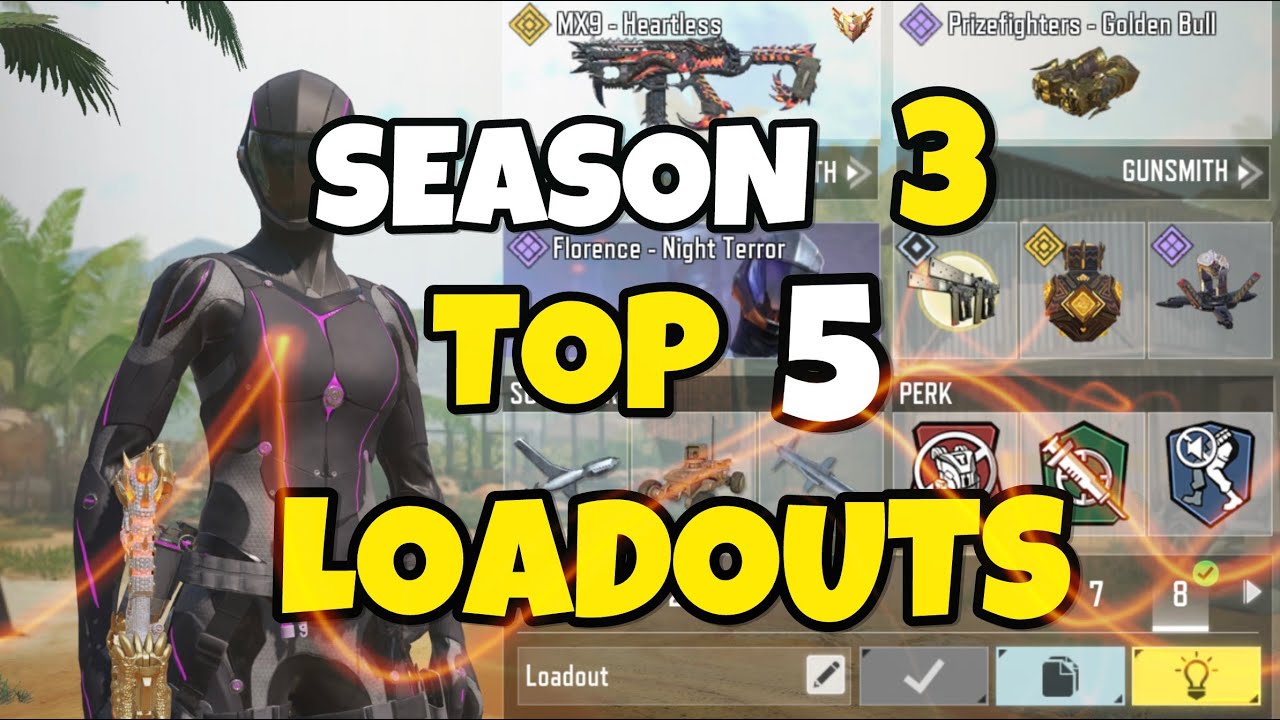 TOP 5 LOADOUTS IN SEASON 3 OF COD MOBILE - YouTube