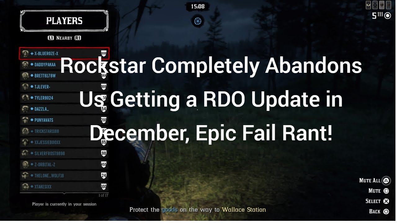Rockstar Completely Abandons Us Getting a RDO Update in December, Epic ...