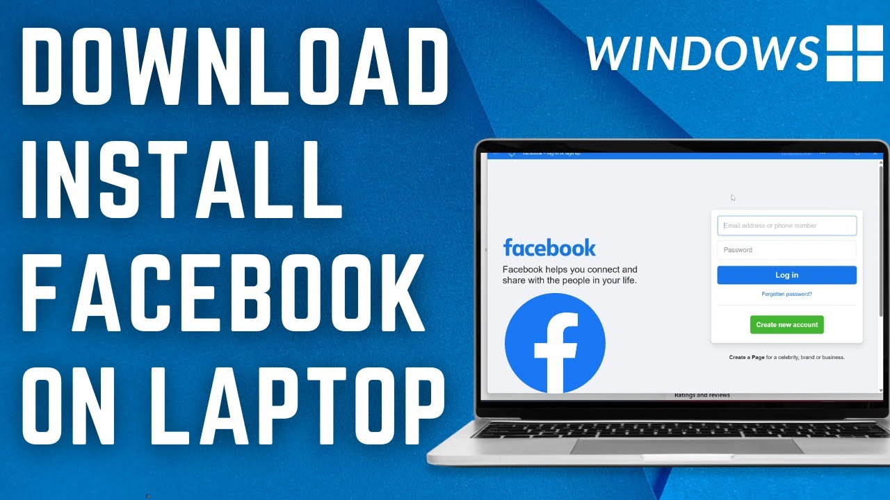 How to install Facebook app in Laptop 2023 | Download Facebook in ...
