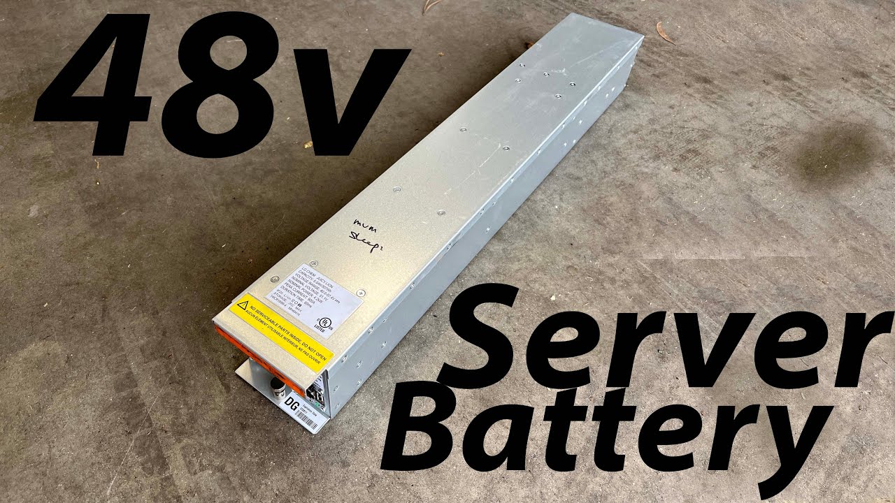 Hot Swappable 48v Server Rack Lithium Batteries - YouTube