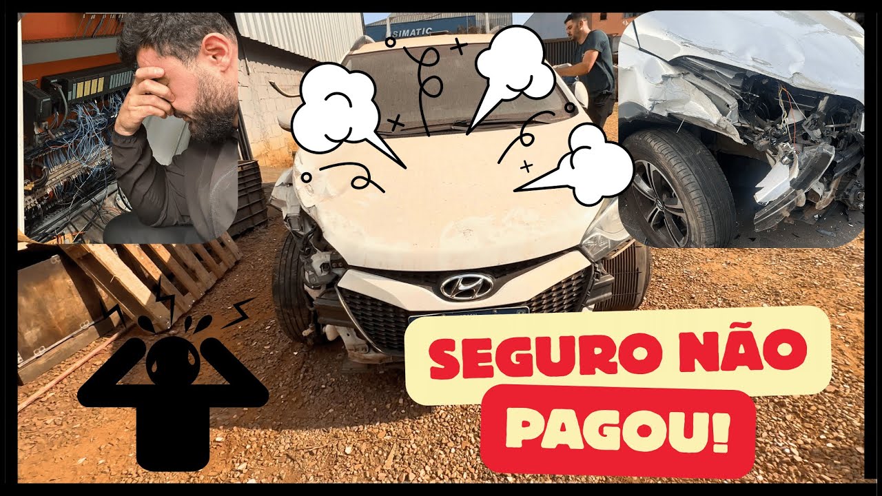 SEGURO NÃO PAGOU O CARRO, MAQUINA COM DEFEITO.. SEGUNDA FEIRA BRABA ...