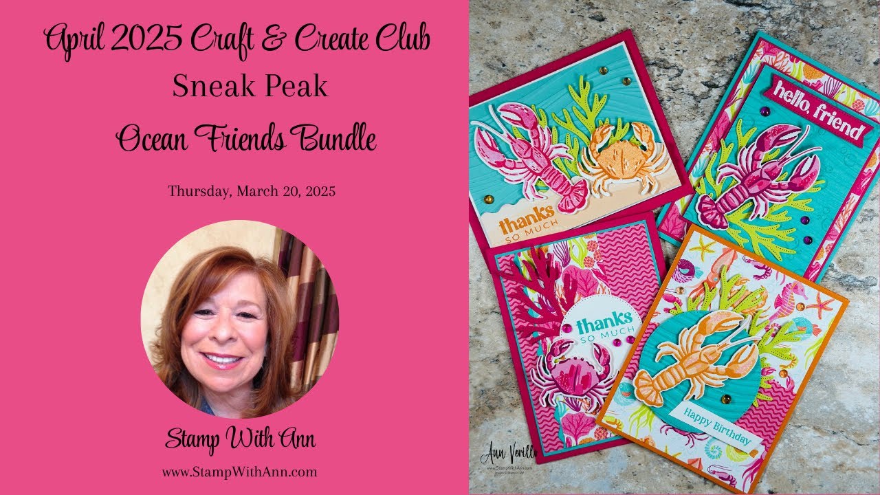 April Craft & Create Club Sneak Peak - YouTube