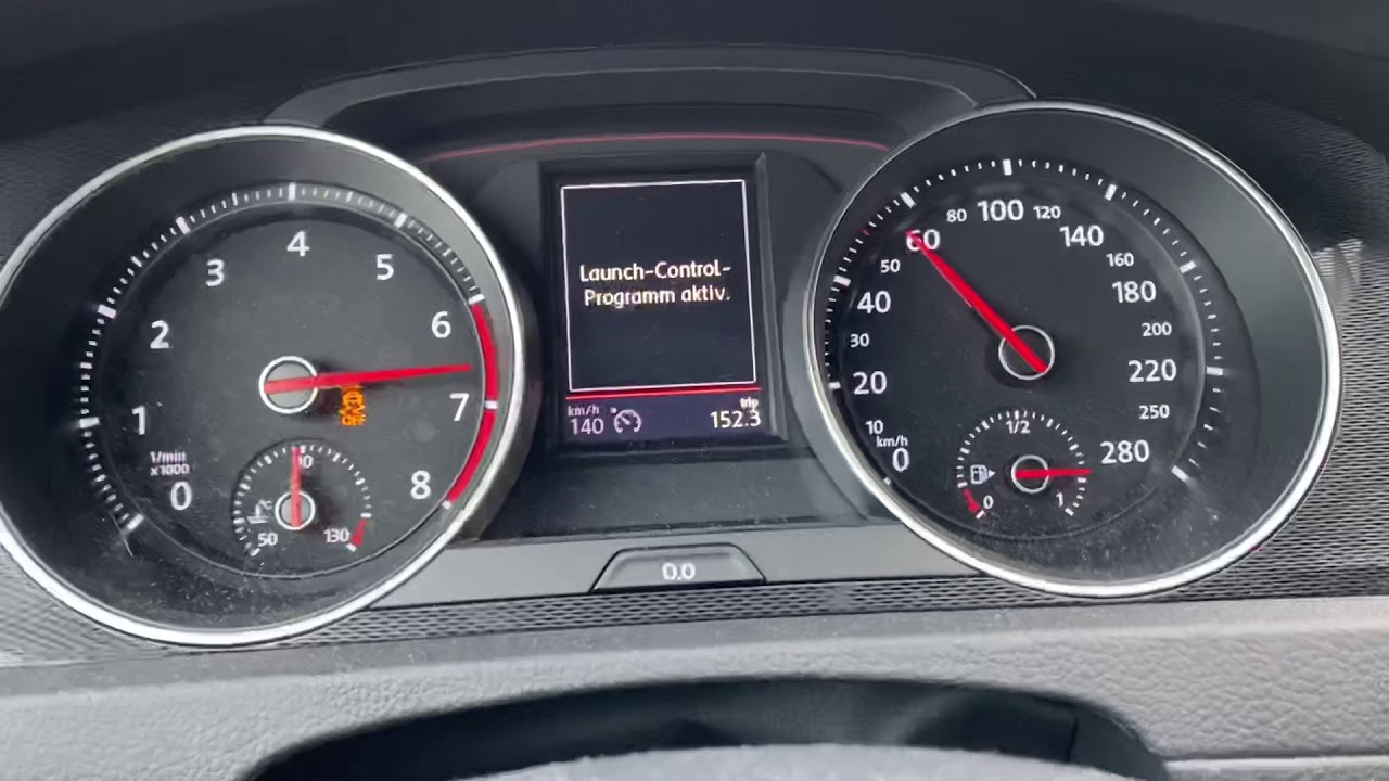 VW Golf GTI DSG MK7 0-220 (Launch Control) - YouTube