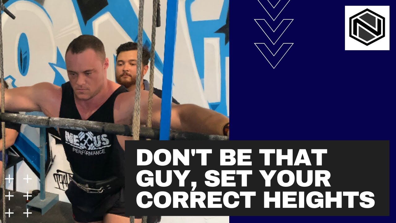 How to set your rack heights, correctly! - YouTube