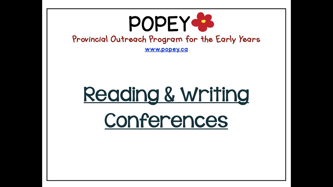 Reading and Writing Conferences in Your K-3 Literacy Block - YouTube