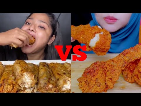 Fast VS Slow Eating Mukbangers | Mukbang Compilation Eating Sound - YouTube