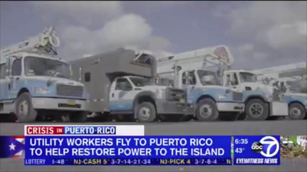 Eyewitness News Report on Con Edison Crews Preparing for Puerto Rico ...