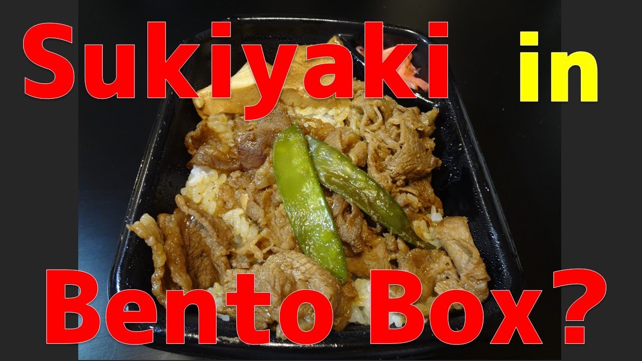 Sukiyaki bento (Sukiyaki in Bento Box) - YouTube