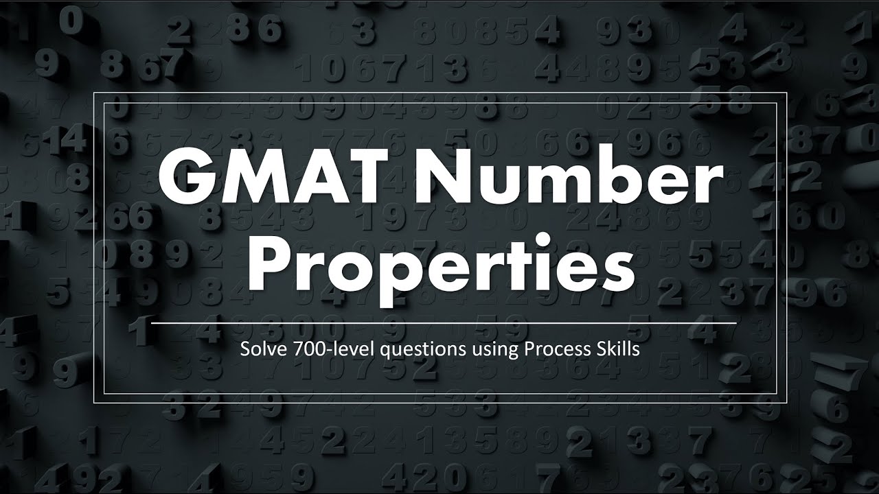 GMAT Number Properties - 700 level questions - YouTube