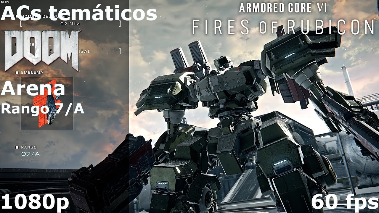 AC6 FoR [PC] | Arena con ACs temáticos | DOOM Slayer | Rango 7/A - YouTube