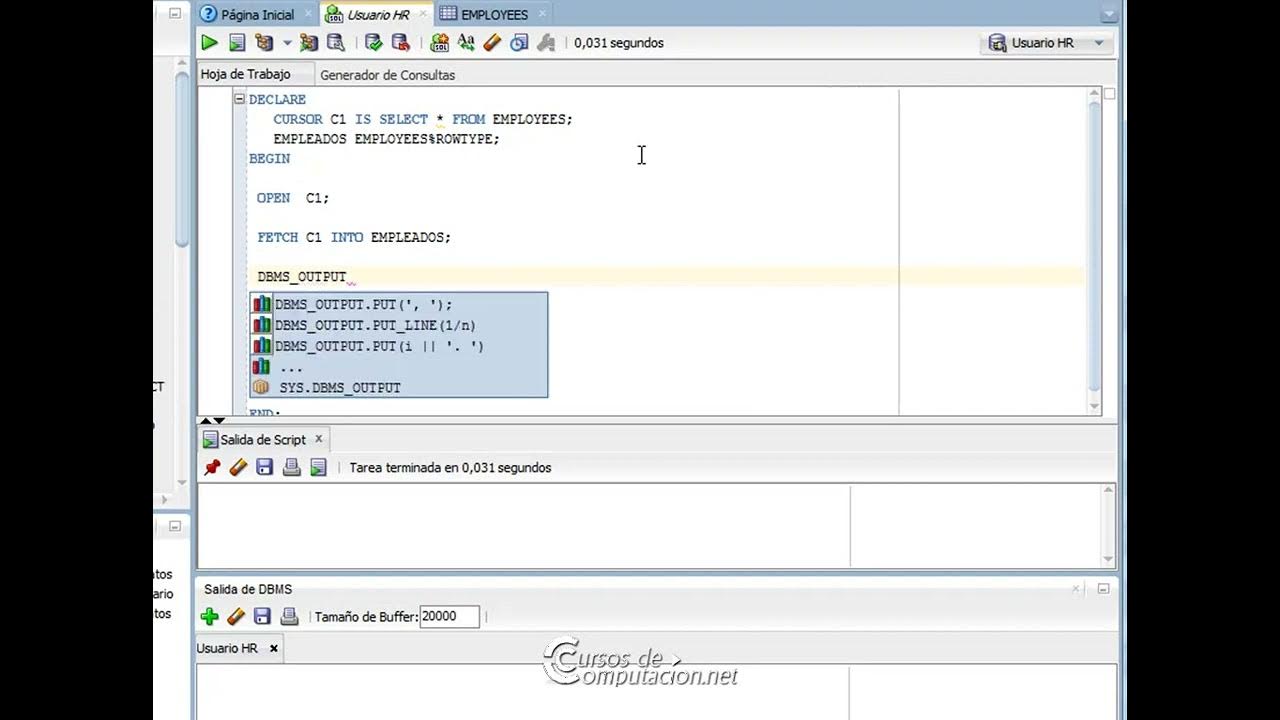 36 Cursores explicitos parte 1 - YouTube