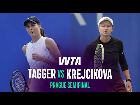 Lilli Tagger gegen Barbora Krejcikova | Halbfinale Prag 2026 | WTA Match-Highlights