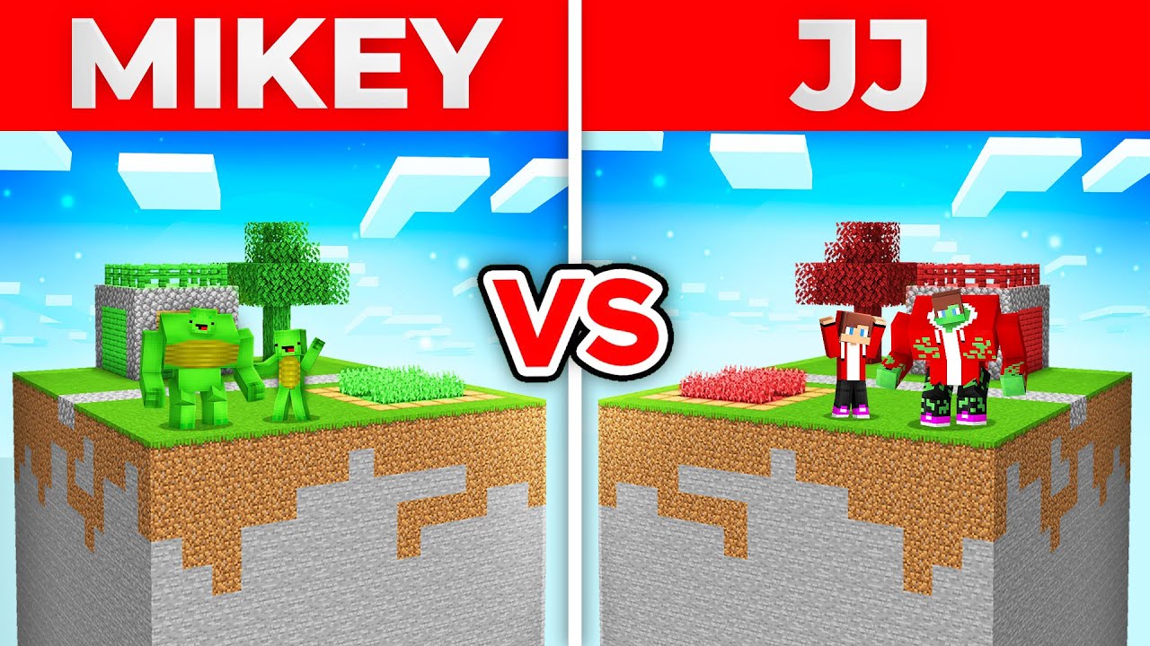 JJ And Mikey CHUNK BATTLE With MUTANT MONSTERS in Minecraft Maizen - YouTube