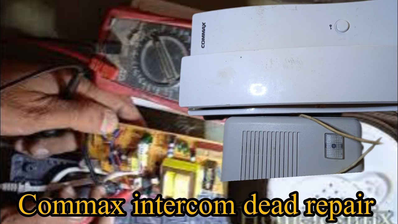 Commax dp_2s intercome dead repair - YouTube