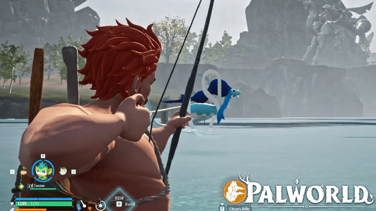 Finally beating boss Azurobe - Palworld - YouTube