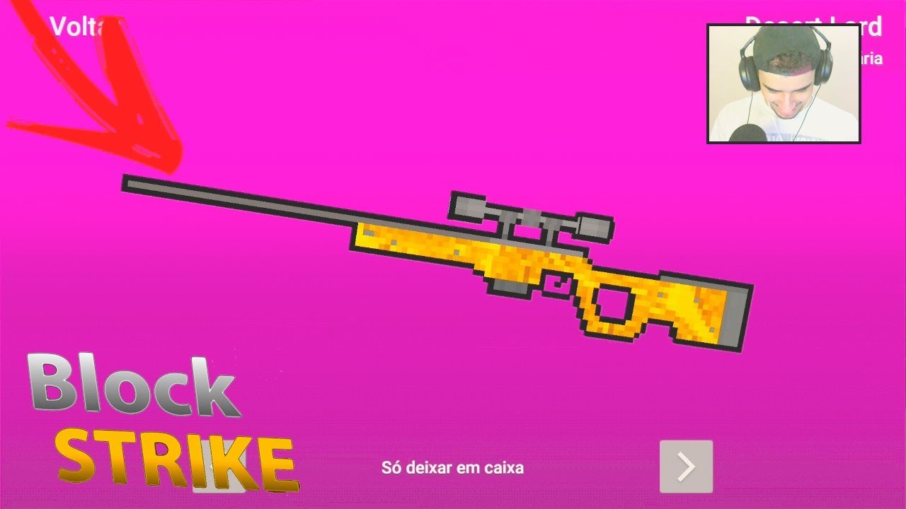 Jogo de ANDROID com SKIN de CS GO - BLOCK STRIKE - YouTube