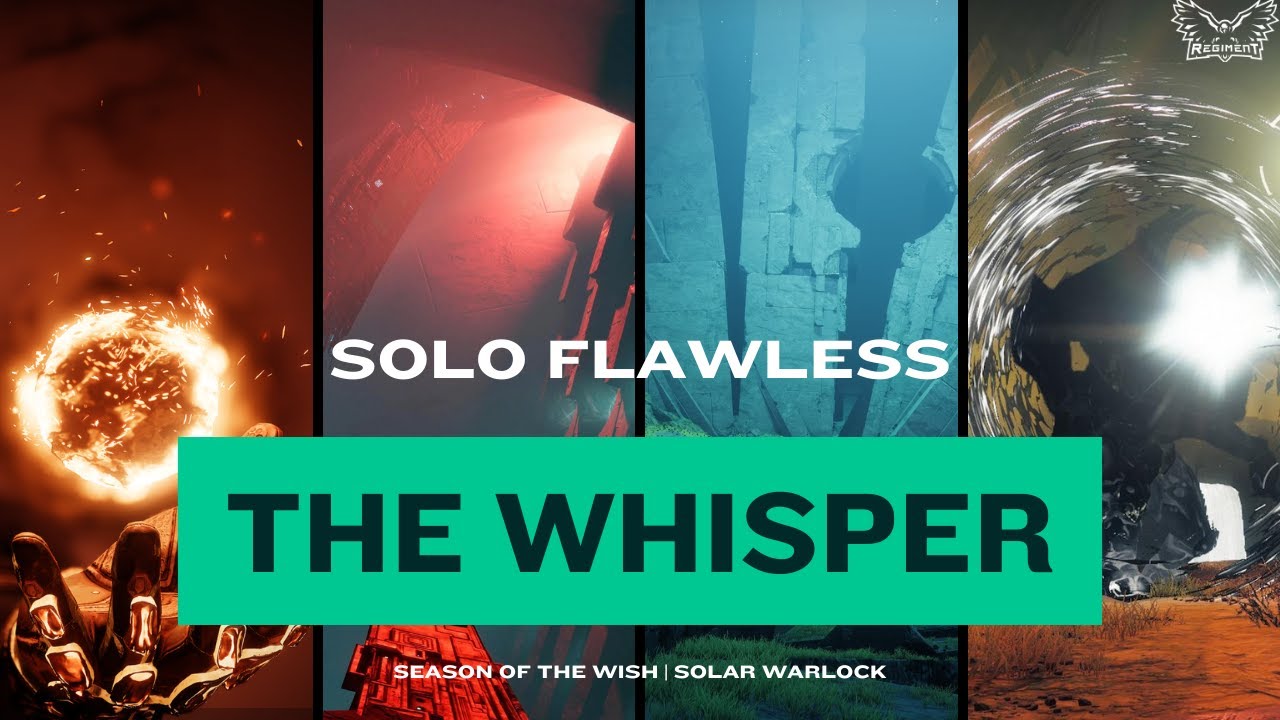 Solo Flawless The Whisper Exotic Mission | Solar Warlock | Season of ...