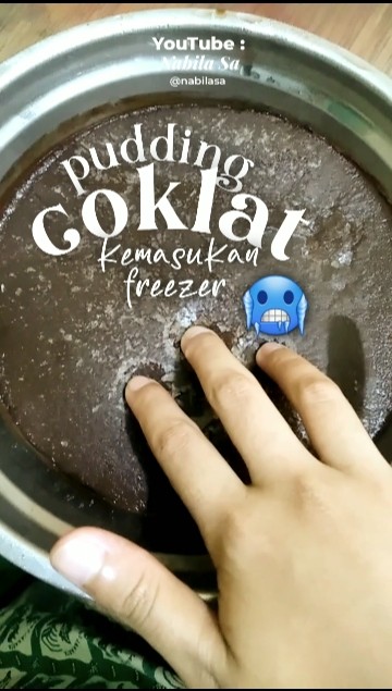 Pudding coklat atasnya beku #pudding #icecream #chocolate - YouTube
