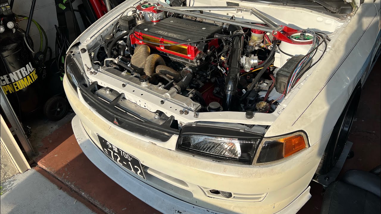 2001 Mirage 4G93 DOHC Mivec RS TURBO finalizing intercooler and ...
