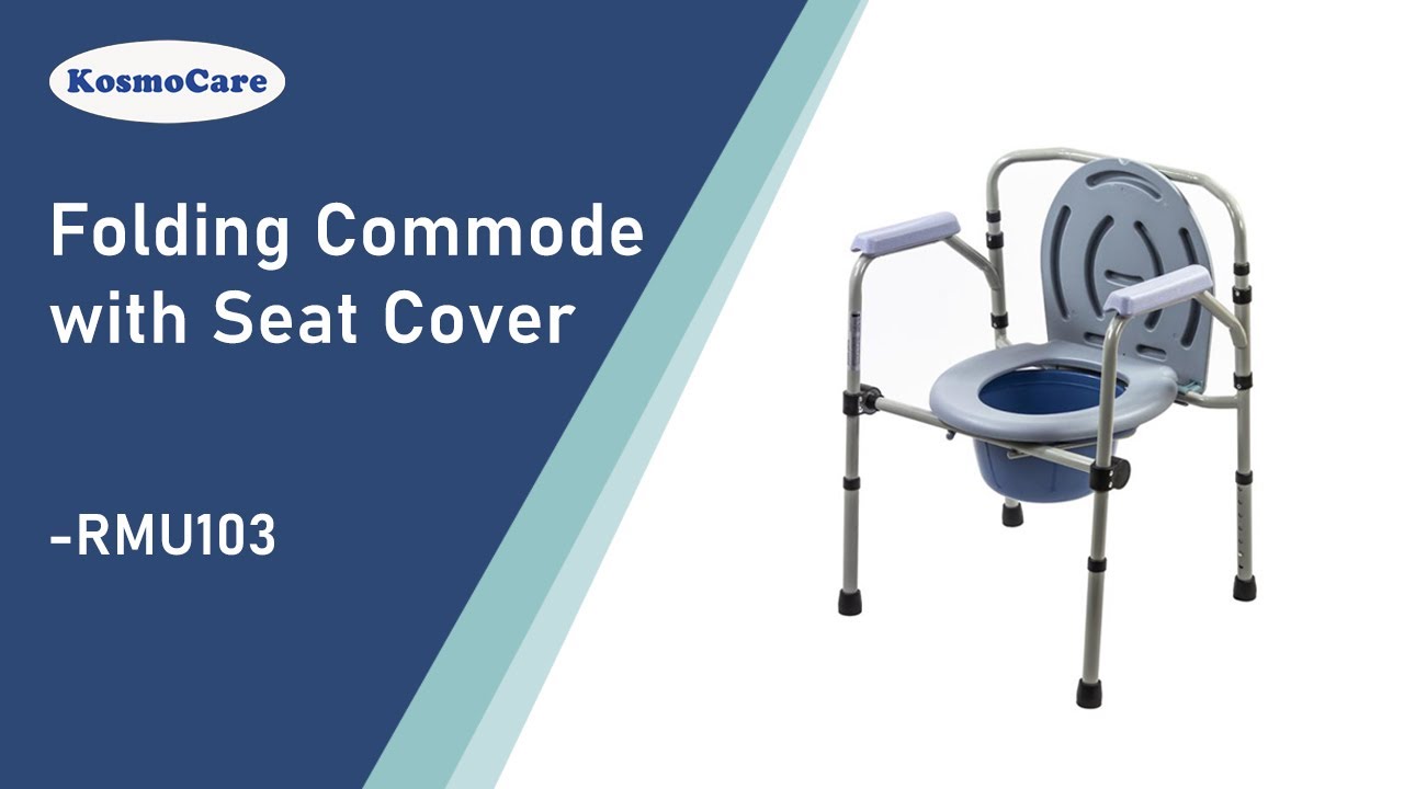 KosmoCare Commode Chair with Seat Cover - Features & Assembly (RMU103 ...