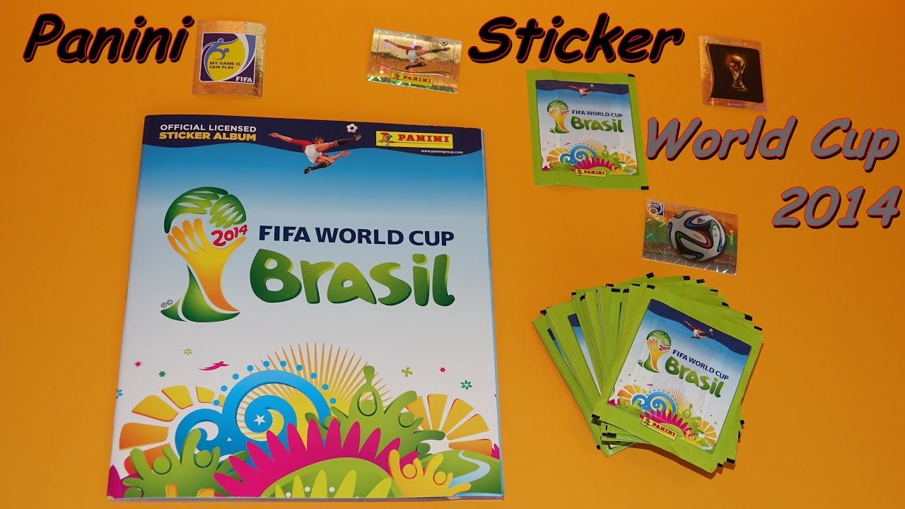 PANINI STICKER FIFA World Cup Brasil 2014 unboxing Sticker in ...