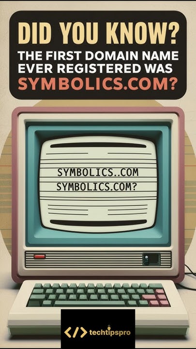 Did You Know? The First Domain Name Ever Registered Was Symbolics.com ? - YouTube