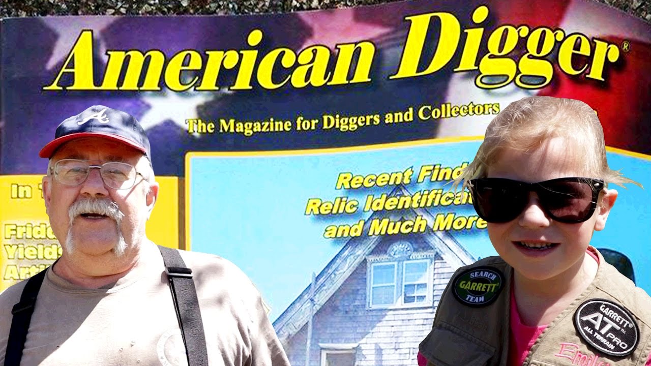 Metal Detecting with Little Dirt Digger and American Digger Magazine ...