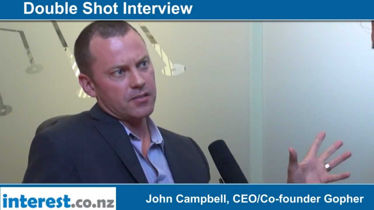 Double Shot Interview with John Campbell, CEO/Co-Founder Gopher - YouTube