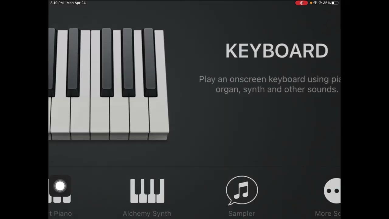 GarageBand for iPad: Smart Piano Song Creation Using A minor & E minor ...