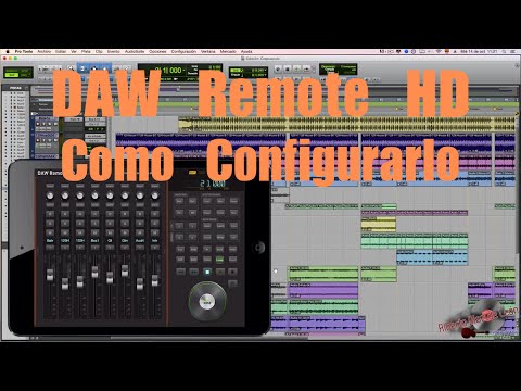 Configurar DAW Remote (Controlardor) Para Pro tools Mac/Win - YouTube