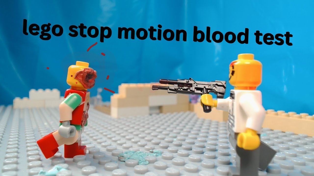 Lego stop motion blood test - YouTube