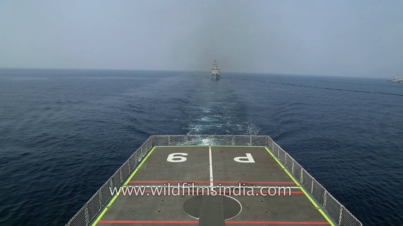 Indian Navy officers on INS Sunayna - YouTube