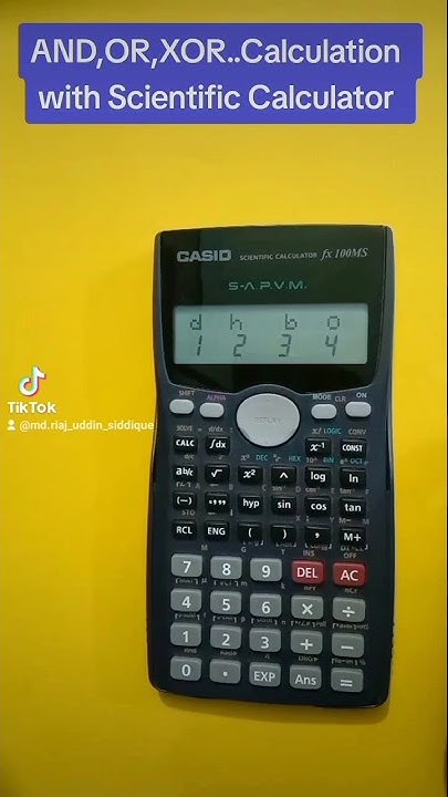 AND,OR,XOR...calculation with Scientific Calculator. - YouTube